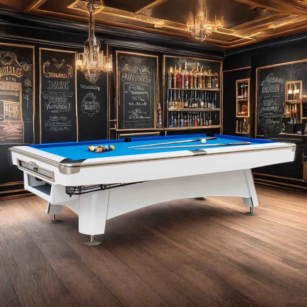 High Quality 9 Ft Pool Table With Chinese 8 Ball Slate Solid Wood Rail ...
