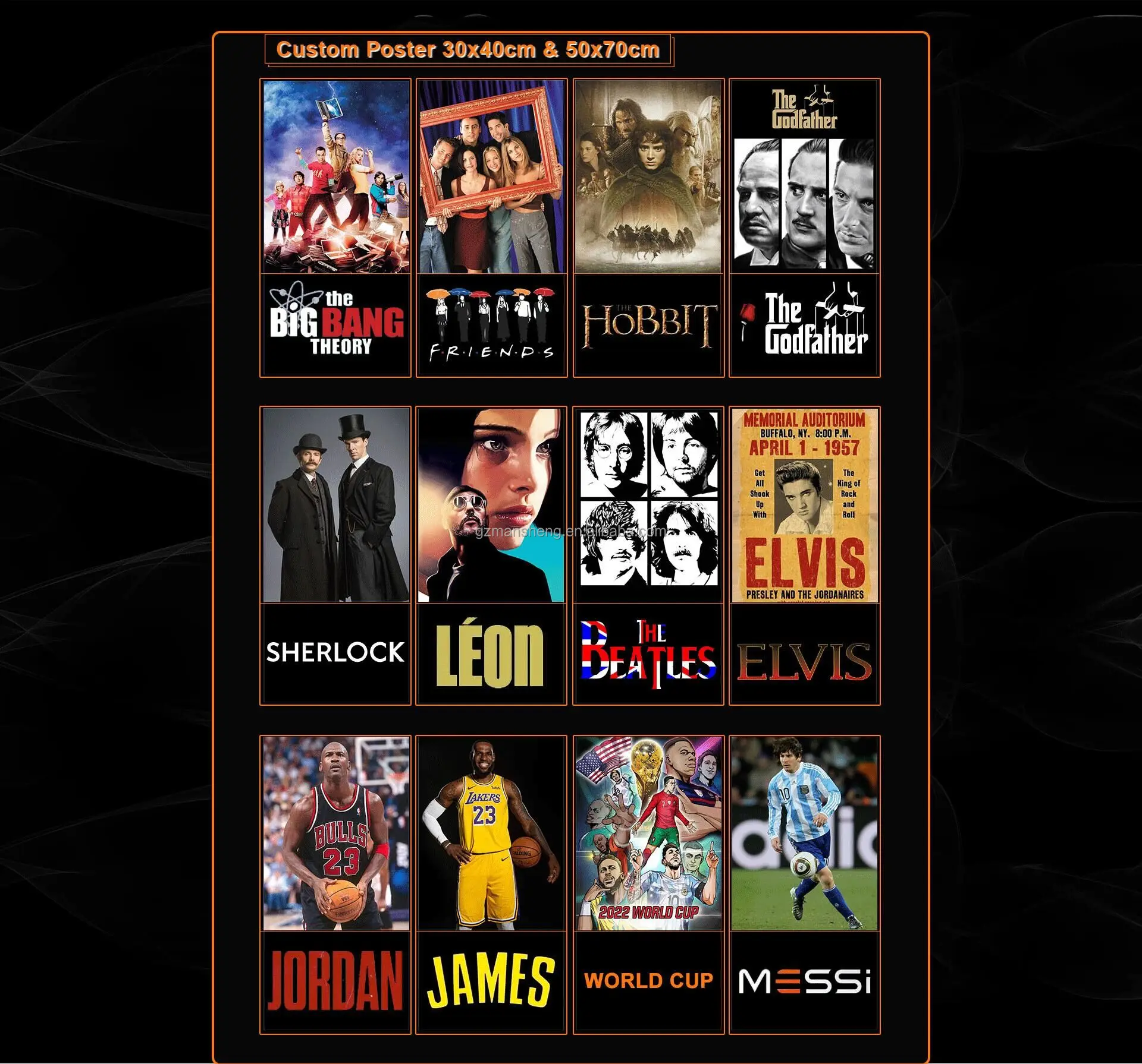 3D Anime Poster - Triple Transition Flip 30x40 Cm