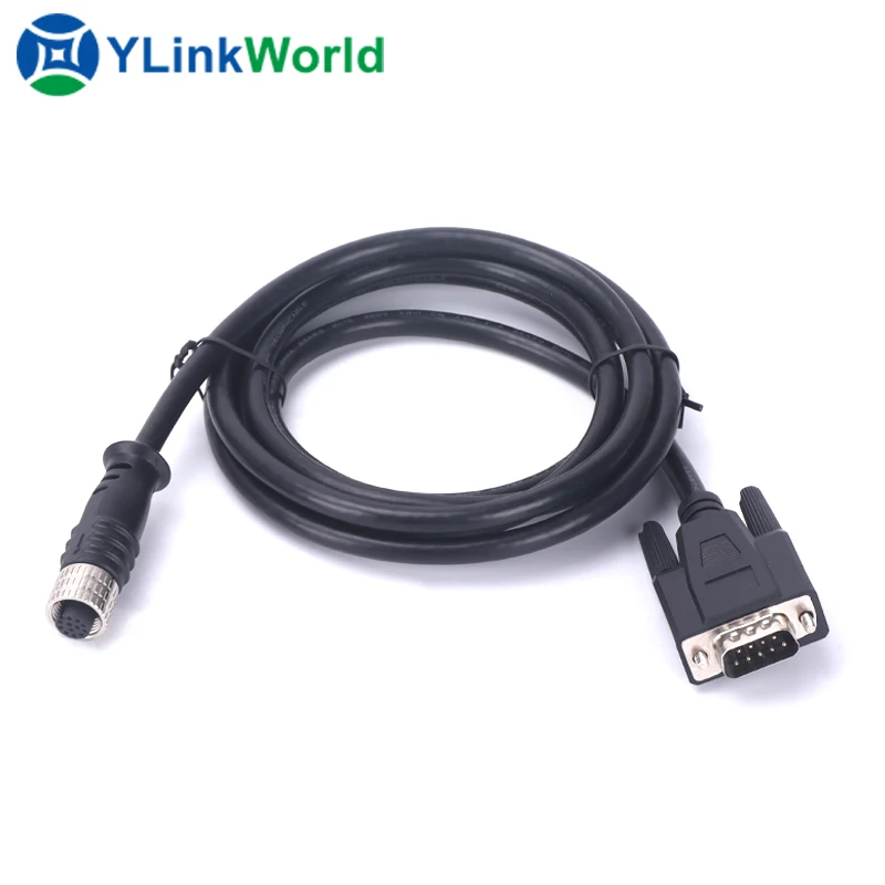 Custom D Sub Hdb Connector Cable Db9 Db15 Db23 Db25 Db26 Pin Male ...