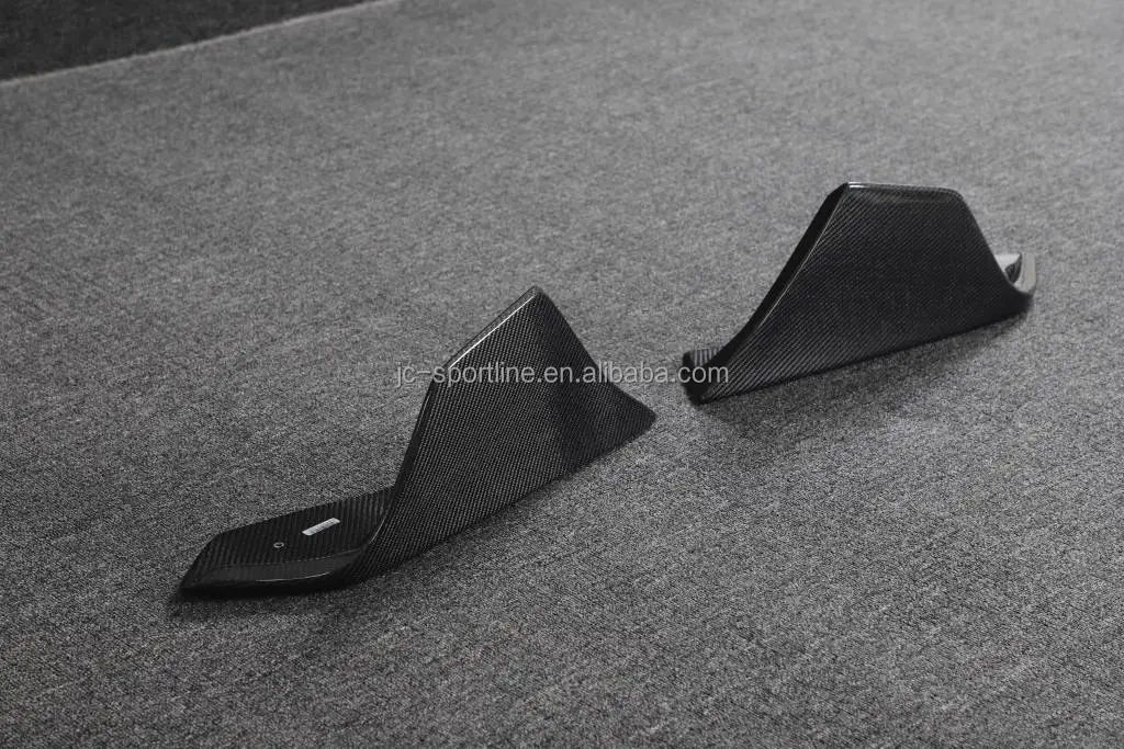 Toyota Supra A90 Carbon Fiber Rear Bumper Splitter Canards