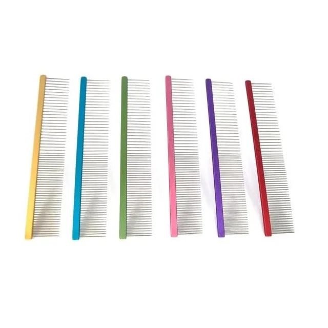 Designed Both Wide And Dense Pins Metal Stylish Comb For Dogs Eyes Nose ...