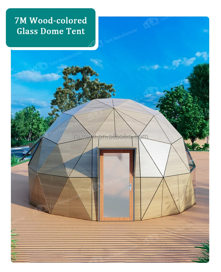 Customized Glamping Dome House - Glass Geodome for Resort