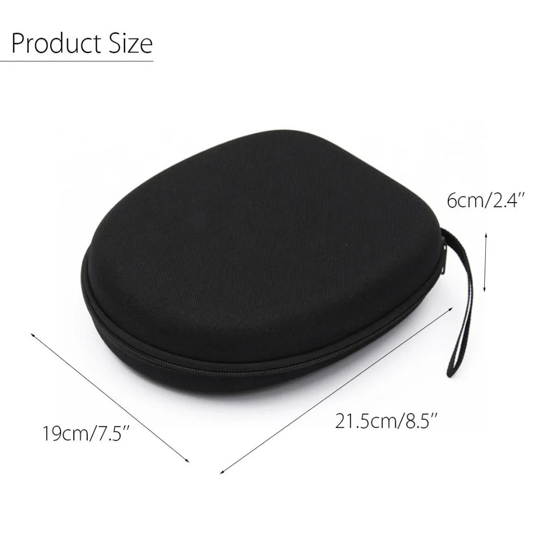H0070 Hard Headset Headphone Bag Large EVA Headphone Storage Bag Travel ...