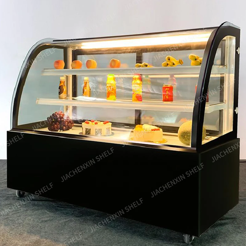 Cake Showcase Fridge Bakery Pastry Cake Stand up Display Refrigerator ...