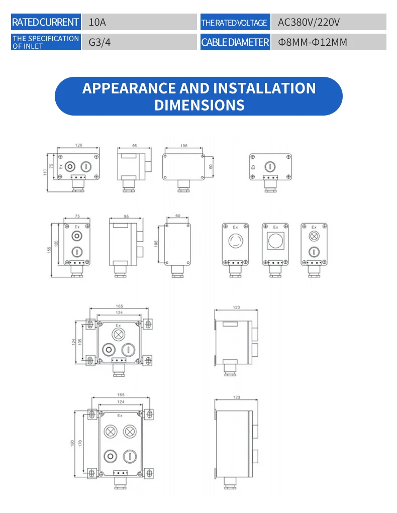 Explosion-proof Control Unit Systems Control Switch Push Button - Buy ...