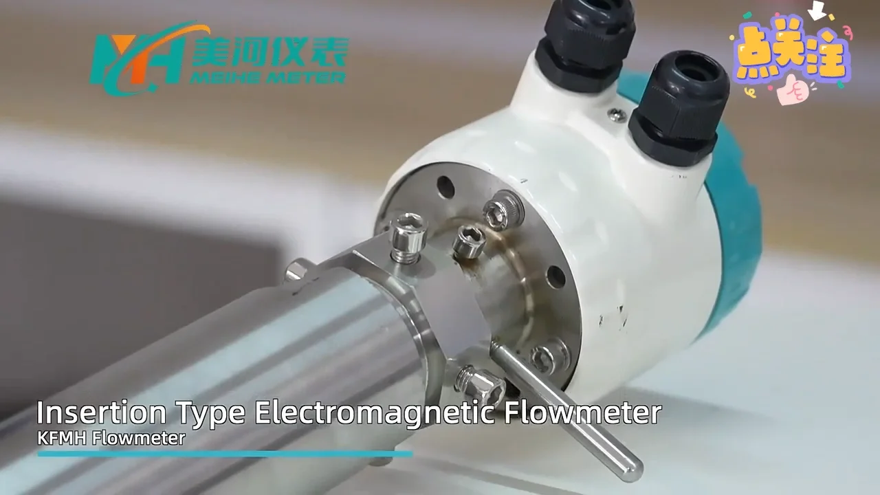 Dn200 Insert Waste Water Magnetic Flowmeter Measure Non-corrosive Liquid Insertion Type ...