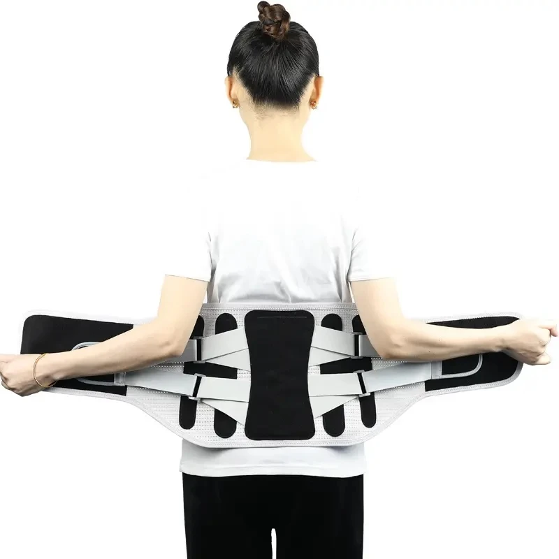 Orthopedic Corset Back Support Workout Spine Lumbar Back Belt Sauna ...
