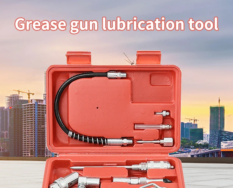 Grease Gun Lubrication Tool Nozzle Set 11 Pcs Automotive Lubrication ...