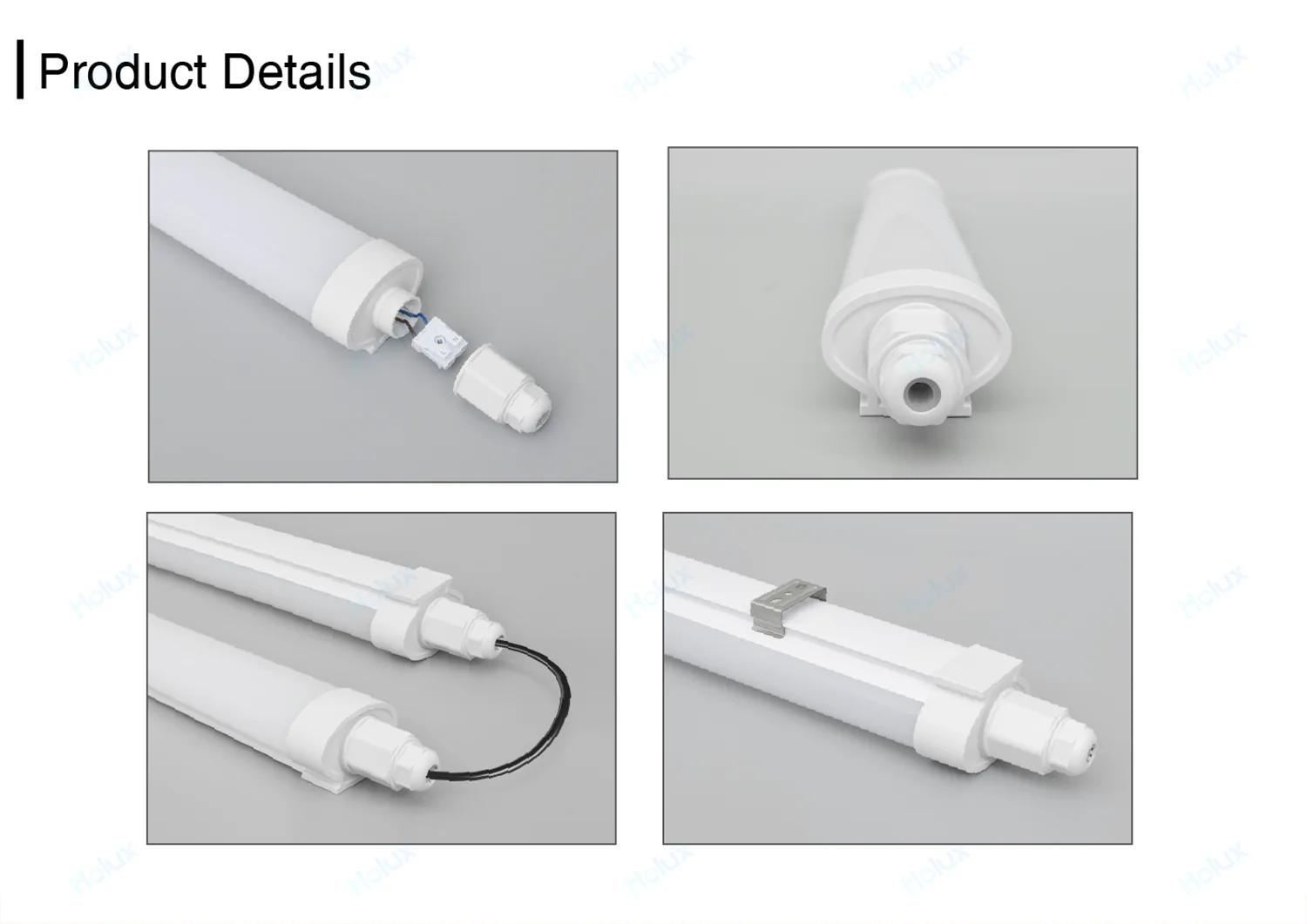 3CCT Dimmable 140lm/W 18w 36w 50w Tri Proof Lampnew Design Ip65 Ik08 Pc ...