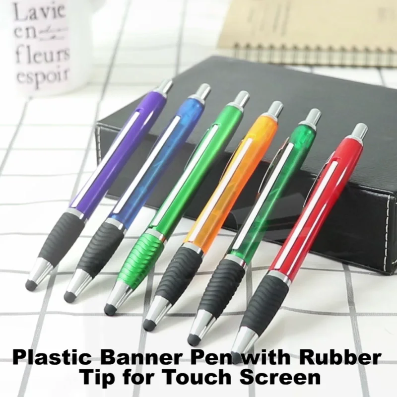 Custom Printed Flyer Logo Advertising Ballpoint Pen Banner Pen - Buy ...