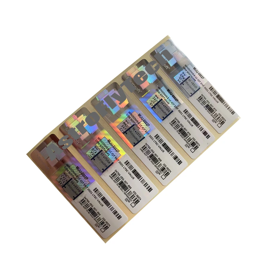 100% Activation Win 10 Iot Ent 2021 Ltsc License Key Sticker Global ...
