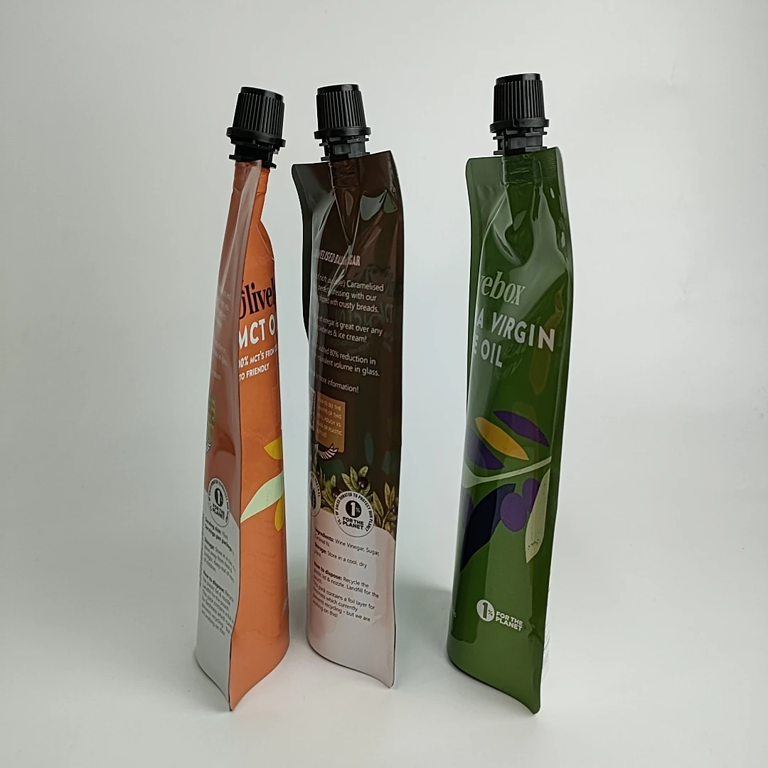 Custom Reusable Doypack Milk Tea Drink Juice Oil Liquid Bag Stand Up ...