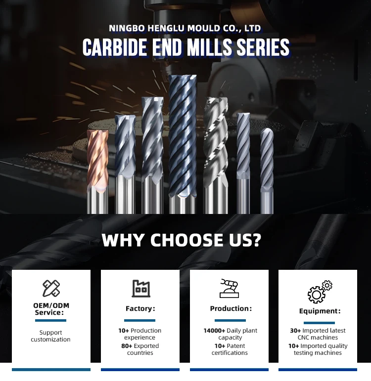 2/3/4/6 Flute Custom Cnc Tungsten Carbide Long Neck Deep Groove Milling ...