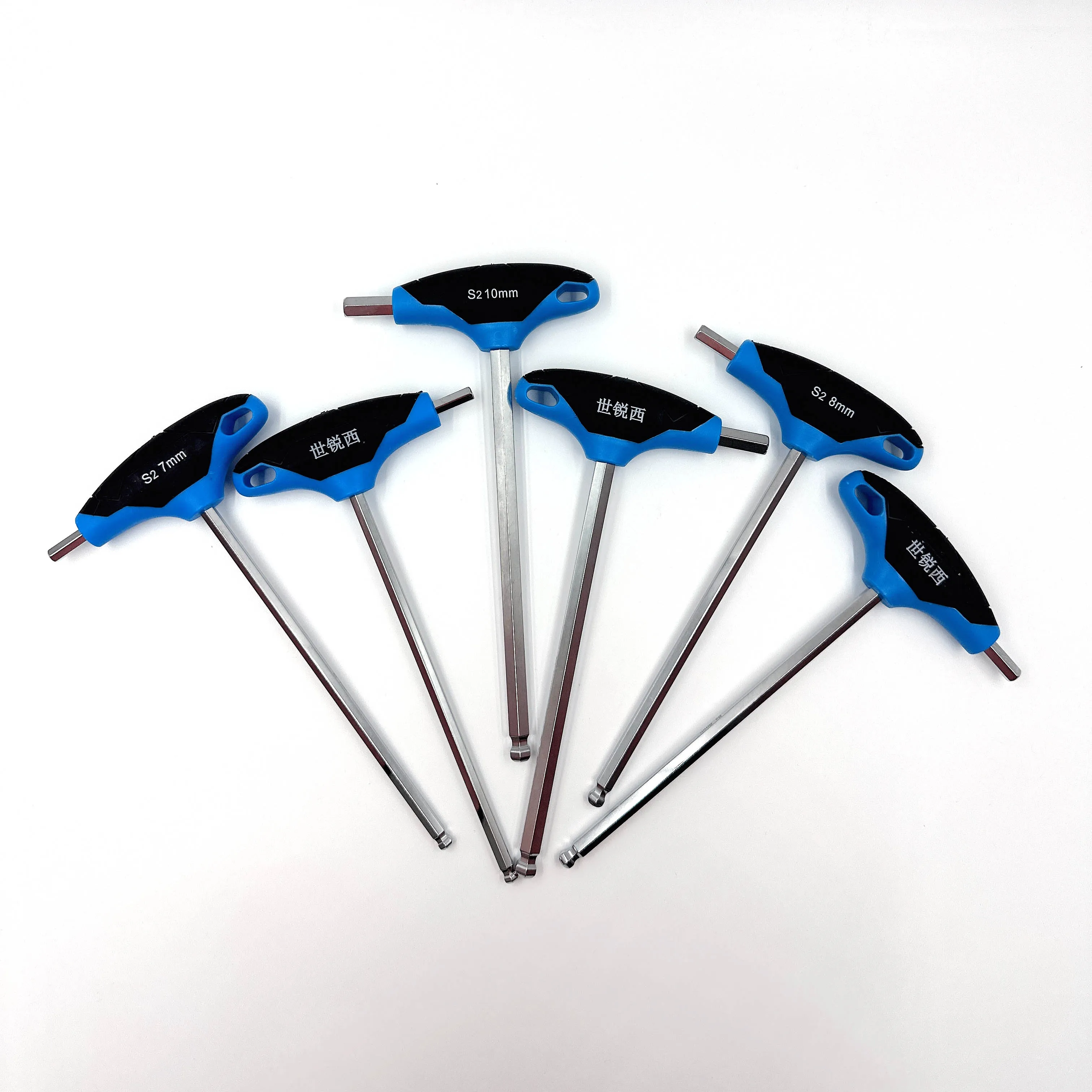 High Quality T Type Hex Key Plastic Handle Flat Head Ball Head Box Hex ...