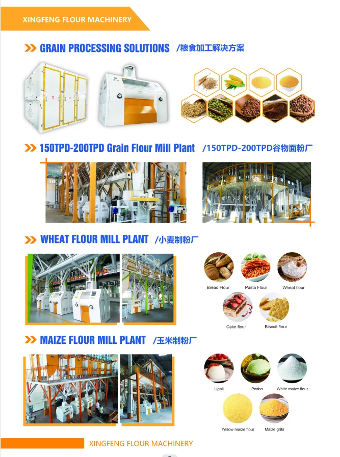 Complete Maize Grinding Processing Plant Corn Flour Mill Milling Machine Line For Malawi - Buy ...