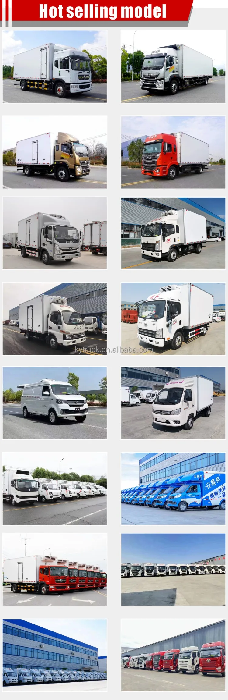 18 Cubic Frozen Insulated Food Transport Refrigerated Truck - Buy ...