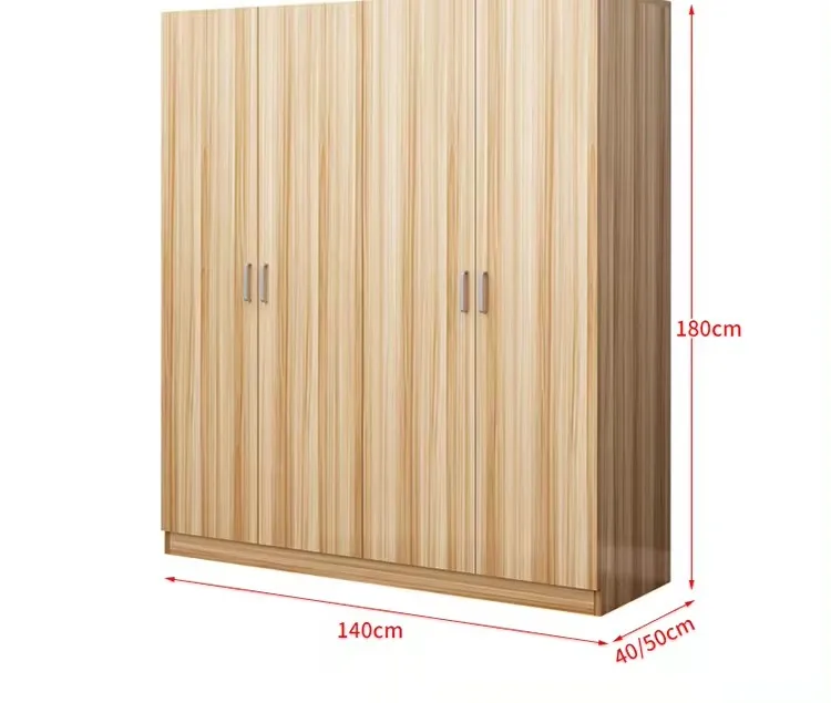 Simple Modern Melamine Particle Board Wardrobe Designs