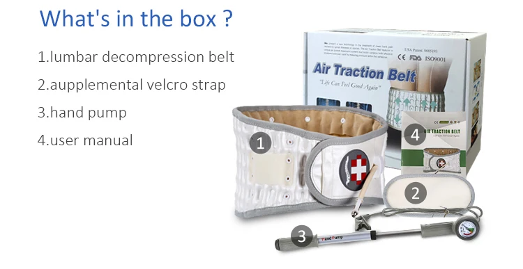 Alphay Lumbar Back Brace Lower Back Traction Belt For Lumbar Support ...