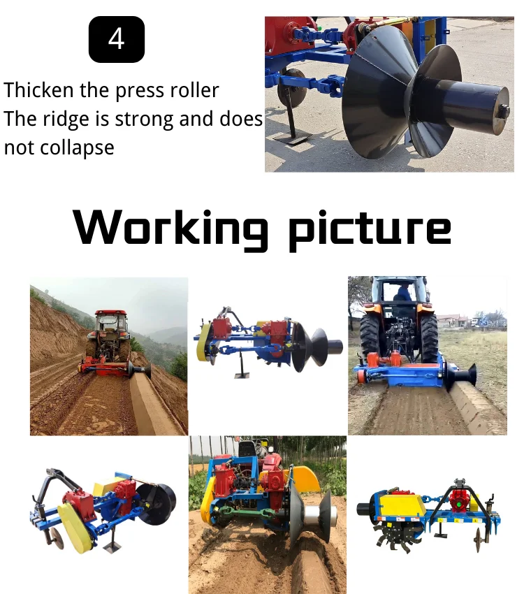 Tractor Three-point Suspension Land Shaper Farmland Ridge Raising ...