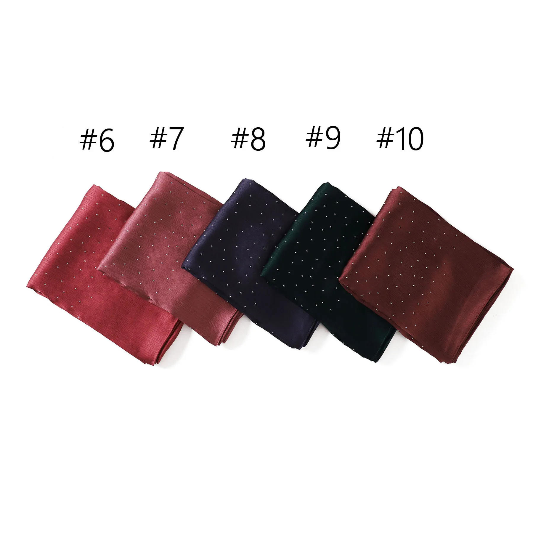 Wholesale Shimmer Muslim Hijab Scarf Women Rhinestone