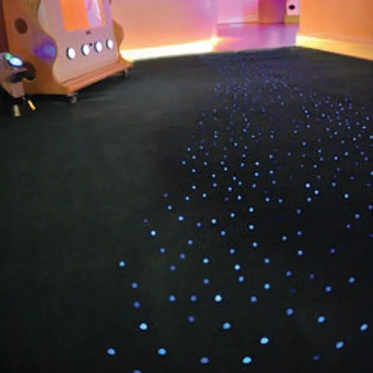 Interaction Fiber Optic Carpet with 4 Hands 1.2m X 1.2m Soft Polyester ...
