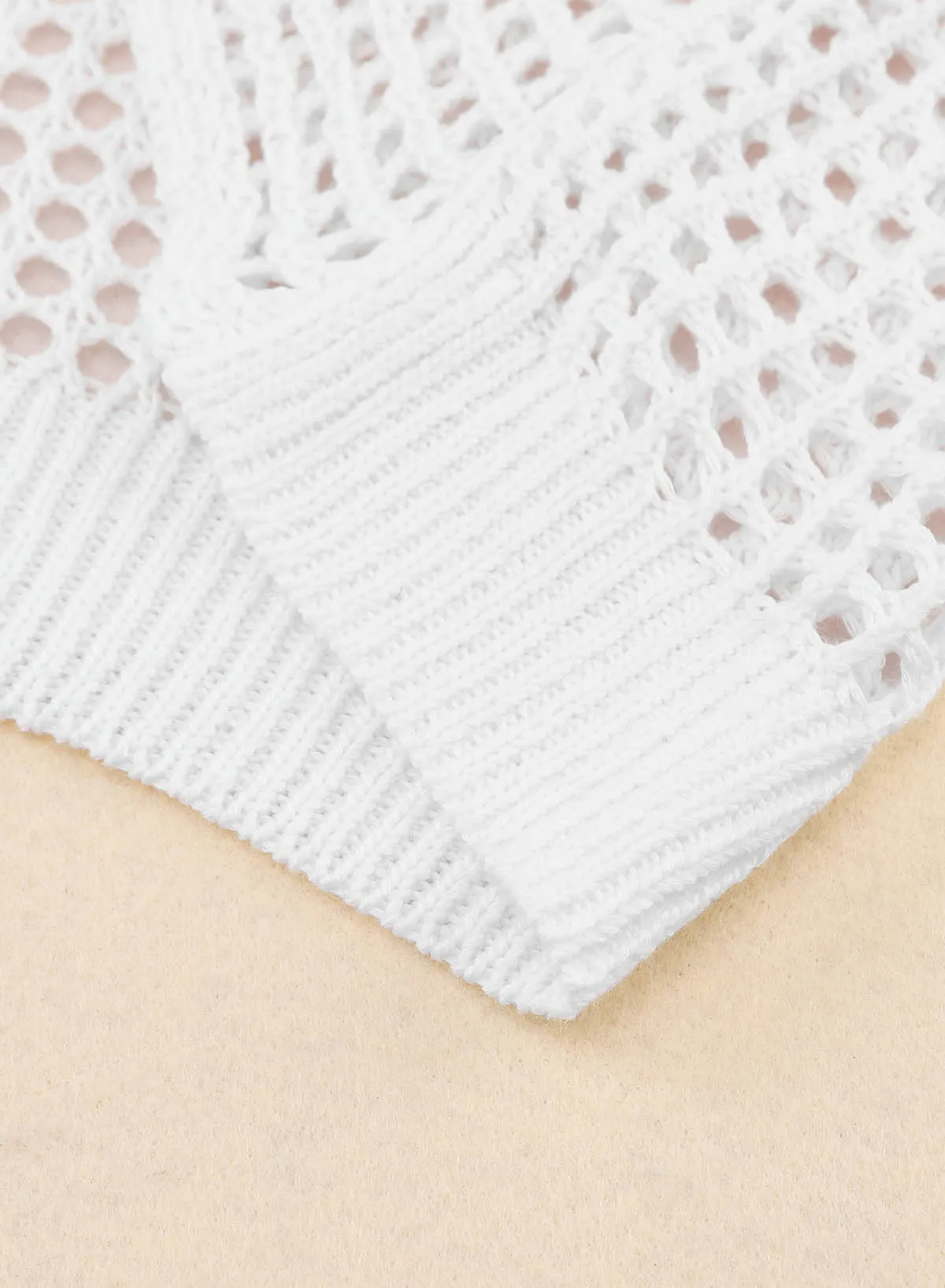 2023 New Sexy See Through Crochet Beach Outfit Patchwork Mesh T-shirt ...