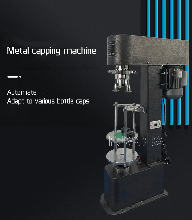 Small Semi-Automatic Desktop Electric Capping Machine / Aluminum and ...