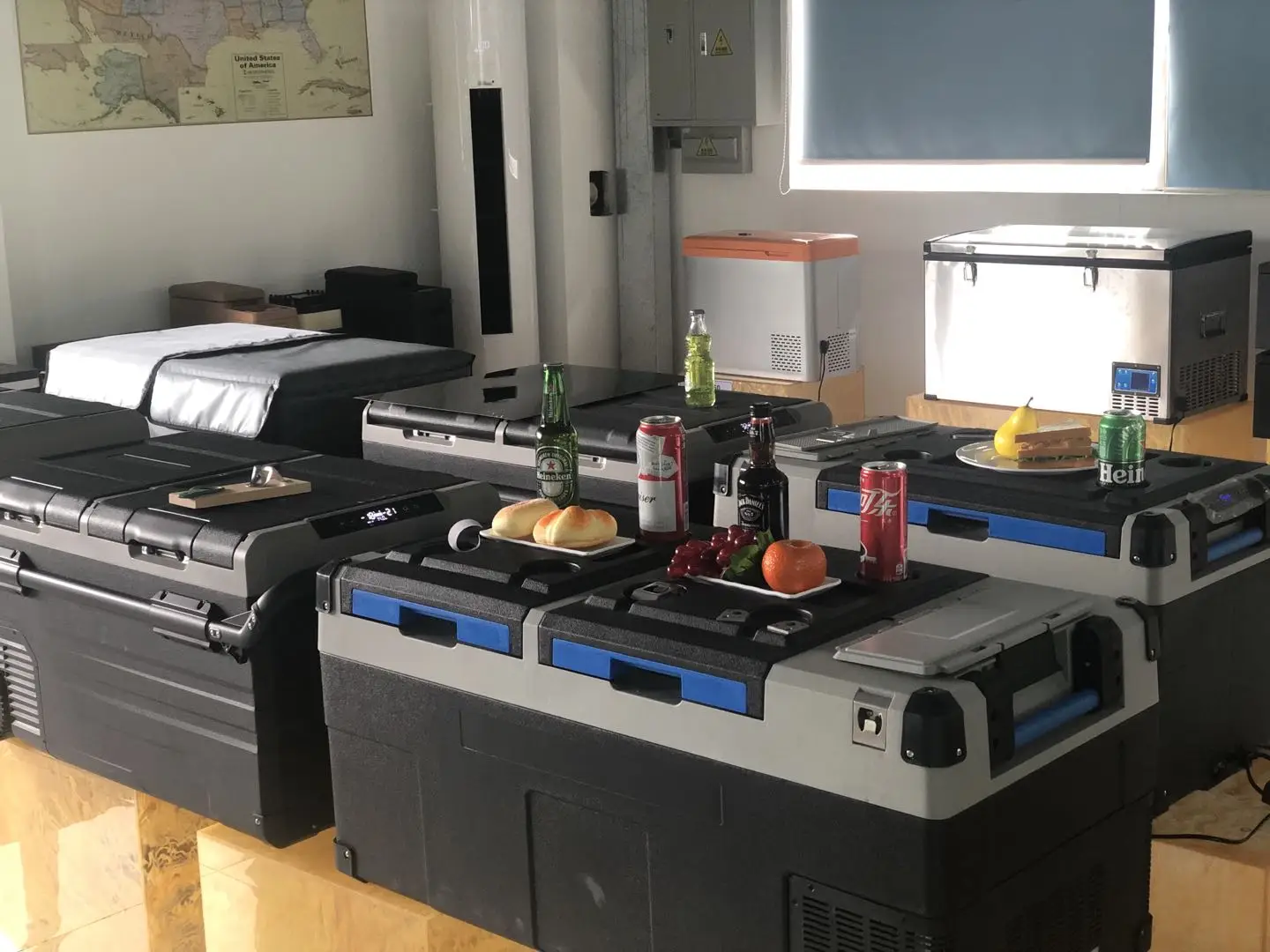 Alpicool Tsw50 Camping Car Refrigerator 12v 24v 100-240v Ac/dc ...