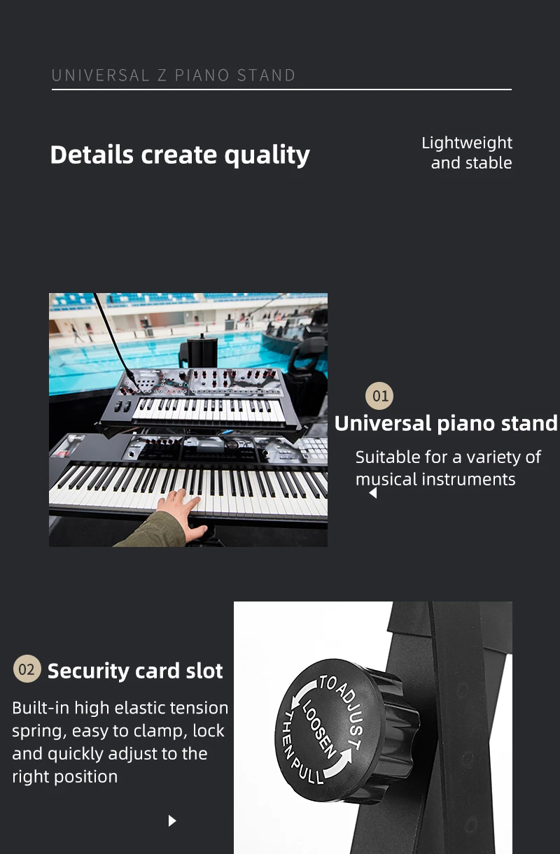 Heavy Duty Double- Desk Z Shape Adjustable Detachable Keyboard Rack ...