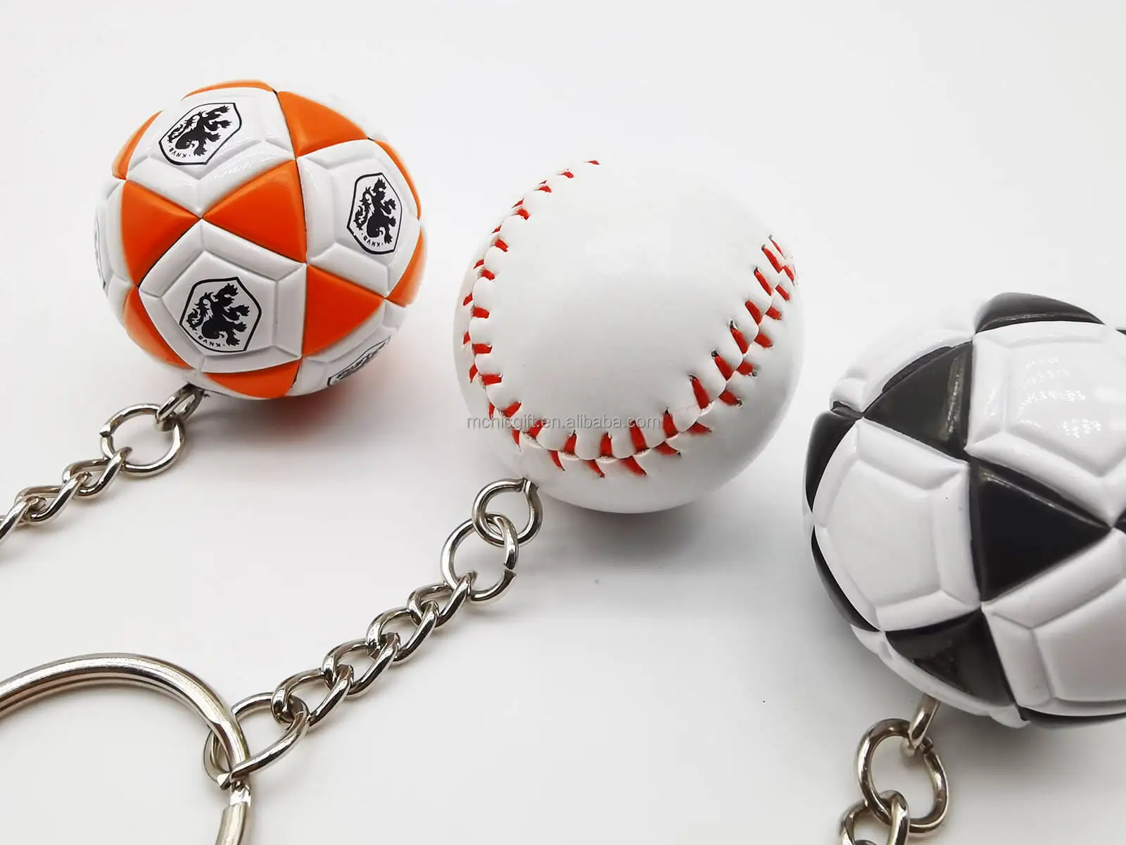 Custom Print Premium Soccer Keychain Customized 3D Football Key Chain ...
