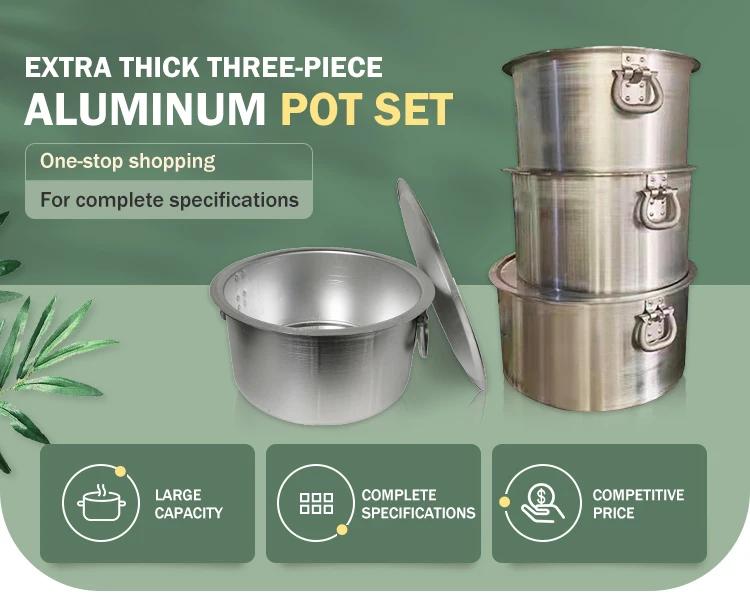 Accept Customized Multi-function Extra-large Three-piece Aluminum ...