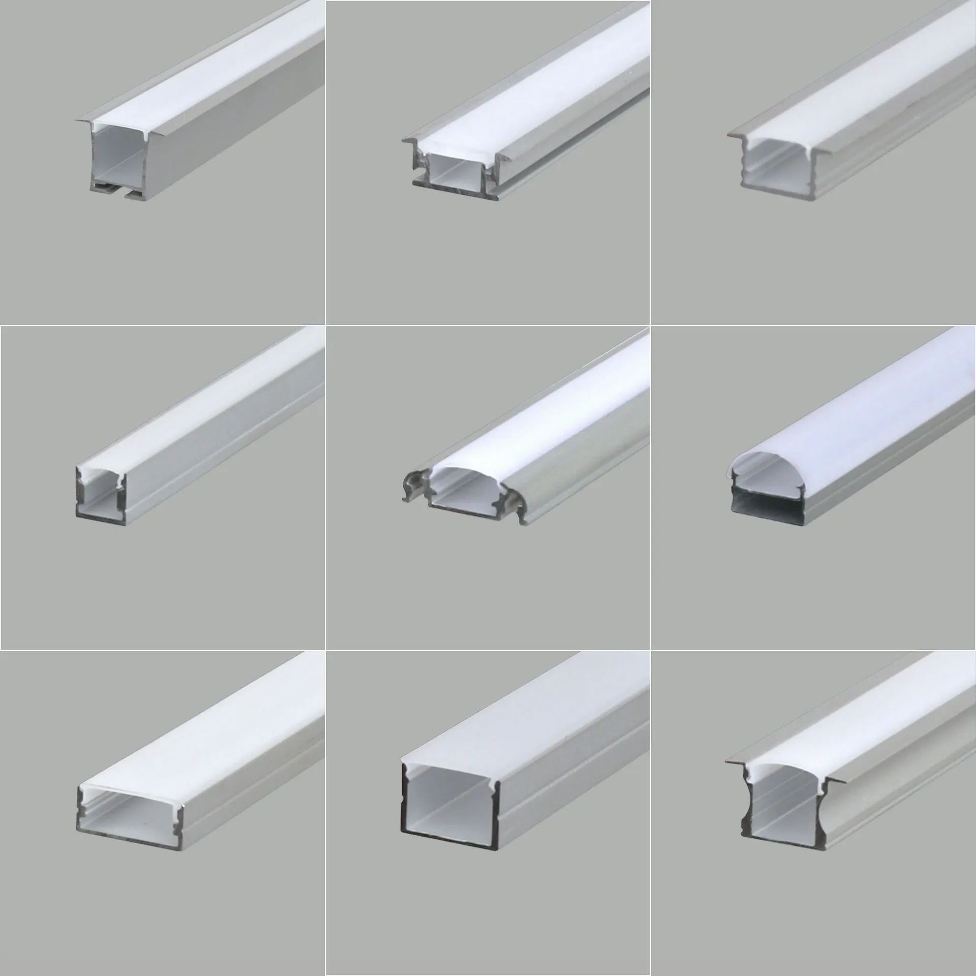 1707 Aluminum Led Tube Profile For Led Strip Light Bar - Buy Aluminum ...