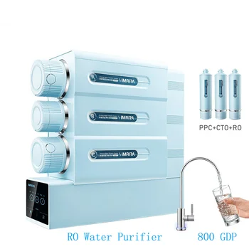 Home 800gdp Reverse Osmosis Water System Filter Provided 3 Stage Ro Water Purifier With Uv - Buy ...