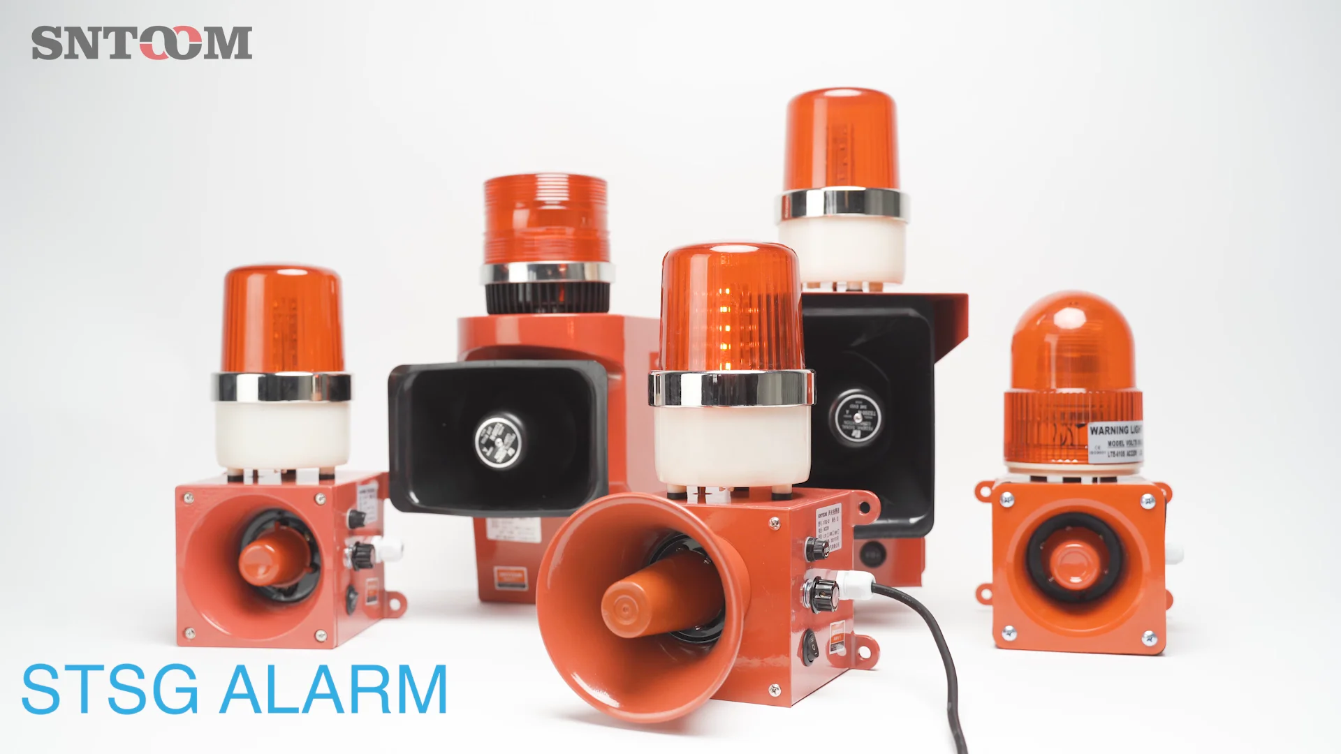 Adjustable Mount Strobe Rotating Wired Alarm Siren Horn For Industrial ...