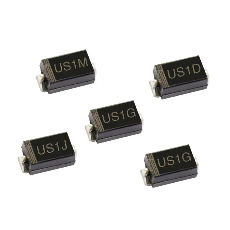 Rectifier Diode SMD US2G US1M US1J 1A 50V-800V DO-214AC for Reliable ...