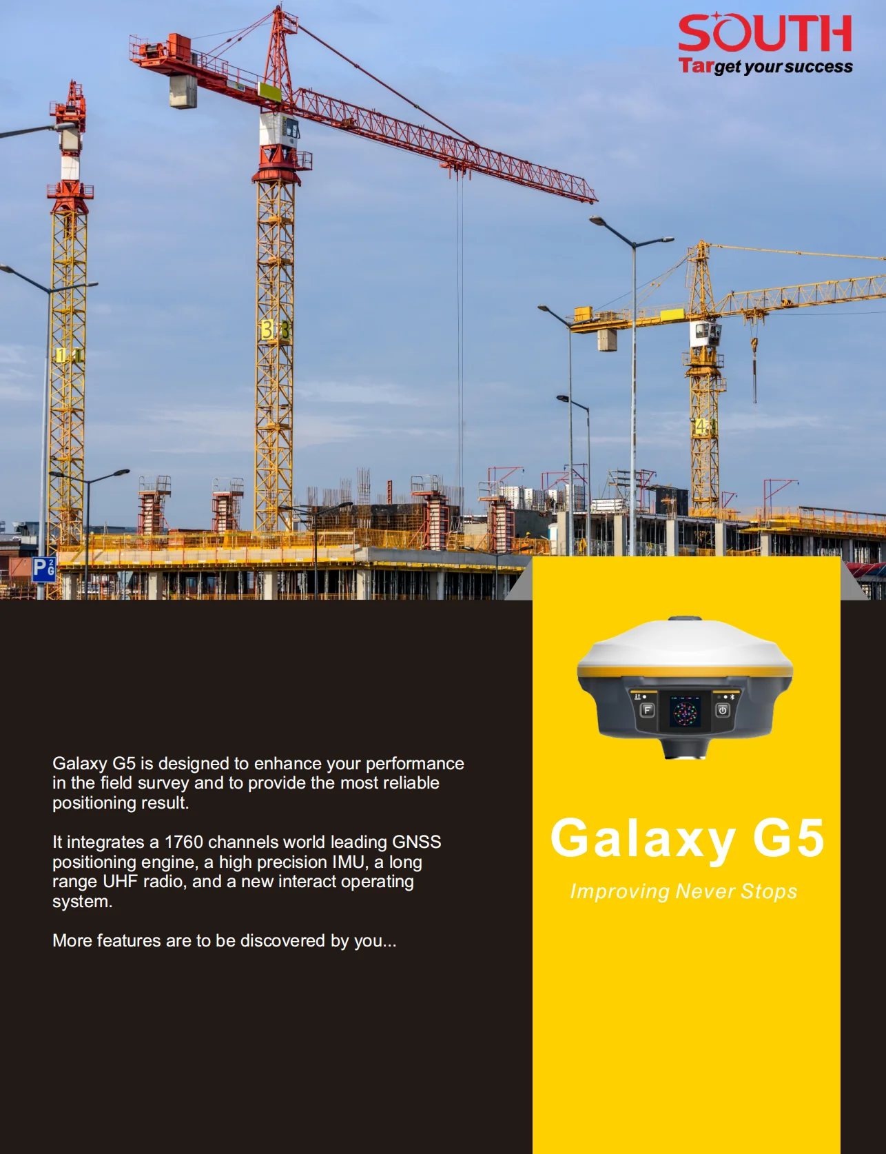 1760 Channels Best Price Gnss Rtk With Imu South G5 For Differential ...