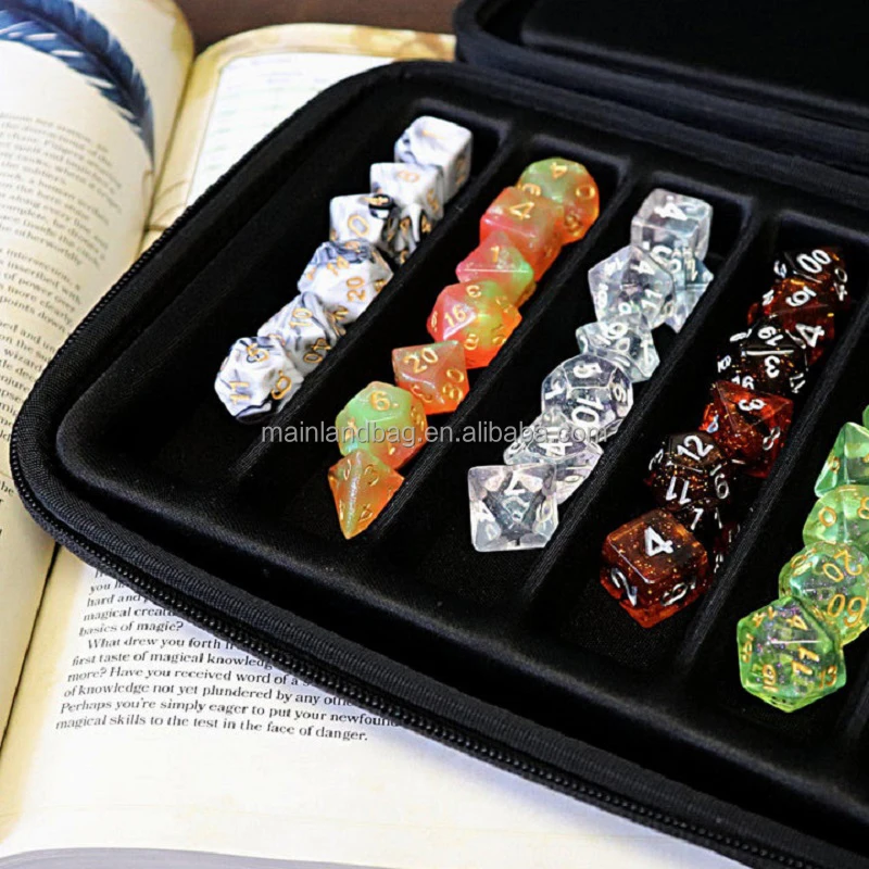 DND Dice Organizer Cases - Large Capacity & Customizable
