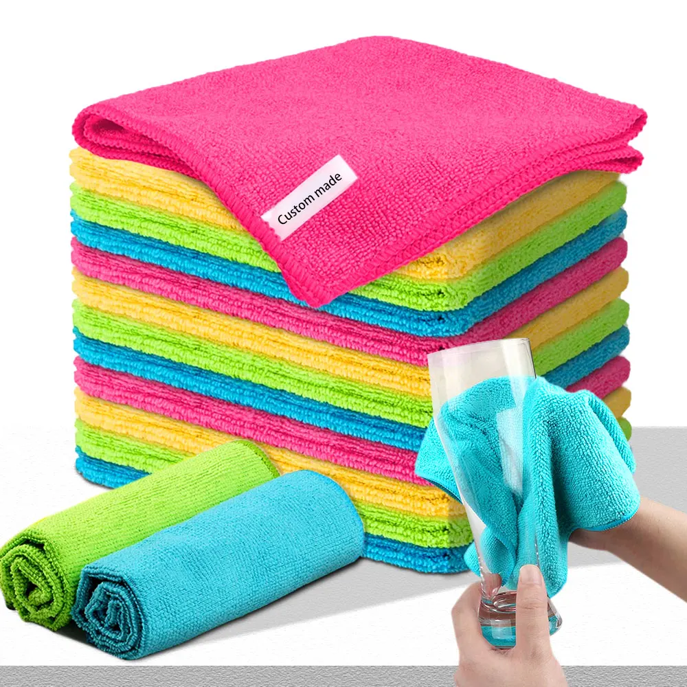 SPFFIT Eco-Friendly Microfiber Kitchen Towels - Absorbent & Sustainable