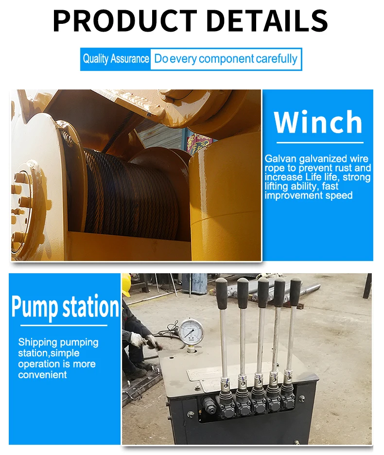 Small Car Rollback Truck with Crane - Efficient Towing