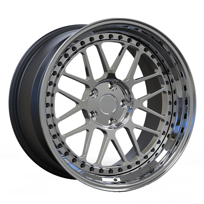 Forged Wheels 5x120 5x112 3 Piece 18 19 20 21 22 23 Inch Full Polished ...