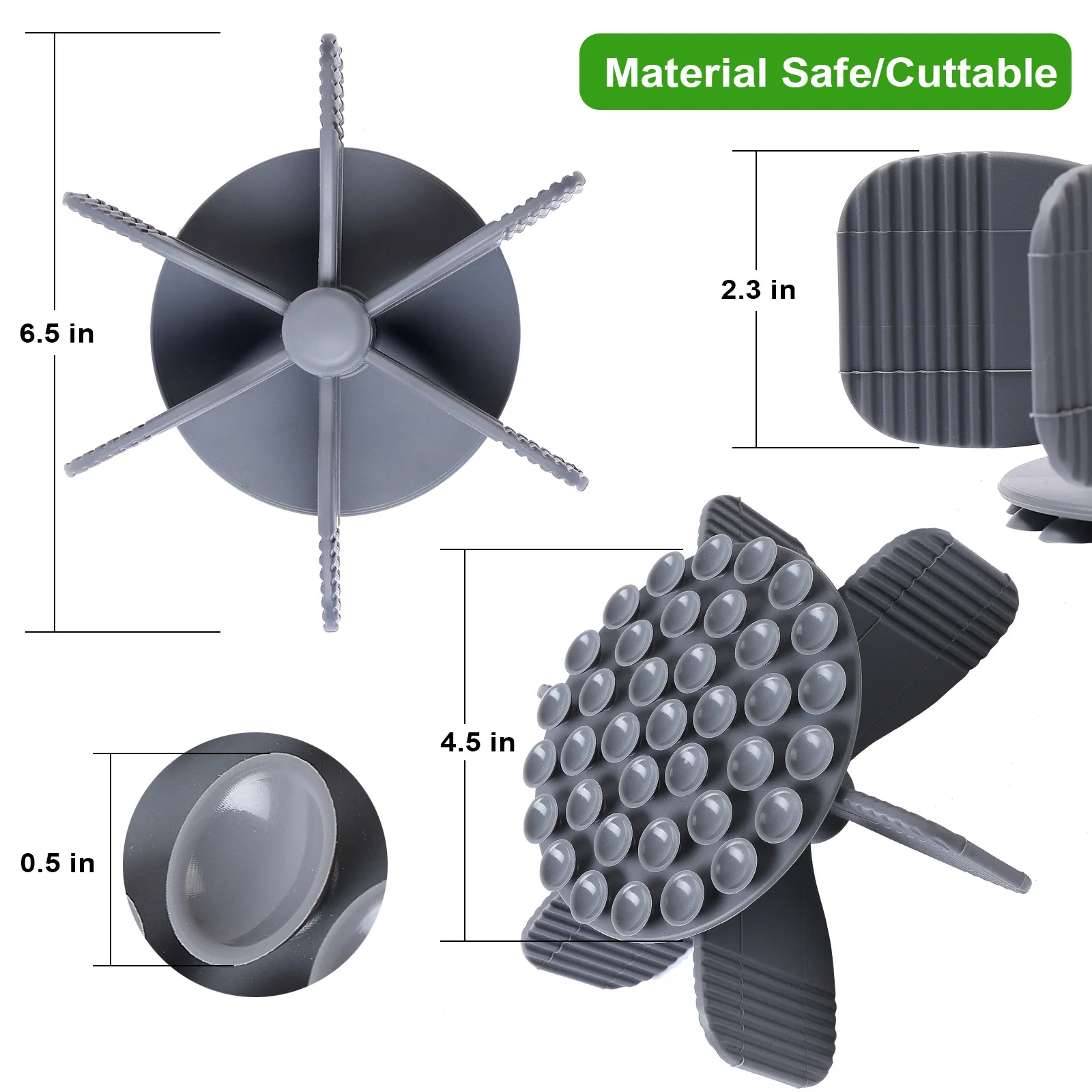 Arriart Pet Dog Slow Feeder Bowls Spiral Insert Dog Puzzle Feeder Lick ...