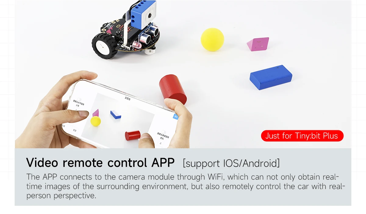 Yahboom Tinybit Plus Educational Robot Car with Alligator Clip ...