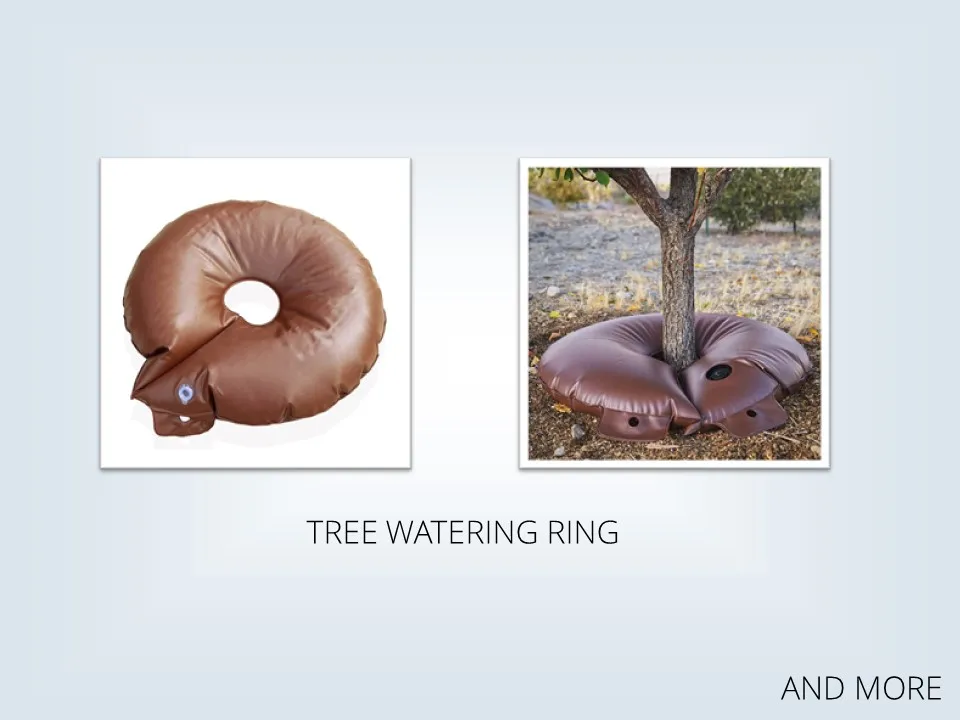 Tree Watering Ring - Durable 15 Gallon PVC Irrigation Bag