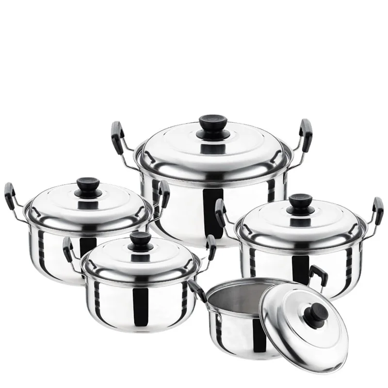 Quality Kitchen Cookware Set American Style Cooking Pot Sets 410 ...