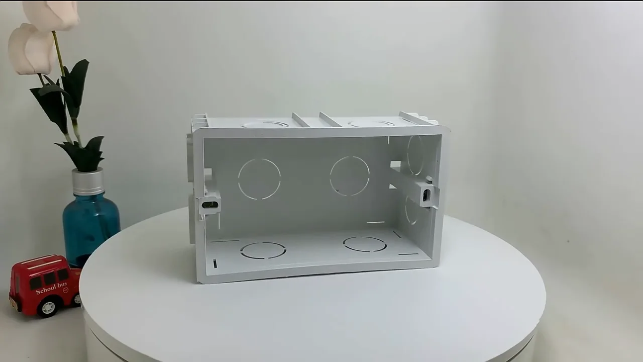 146 Type Wall Embedded Mounting Box For Concrete Wall 52mm Depth Fit ...