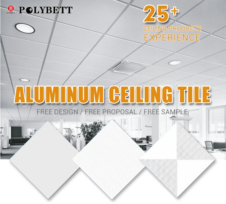 High Quality Modern Aluminum False Ceiling 60x60 Tiles