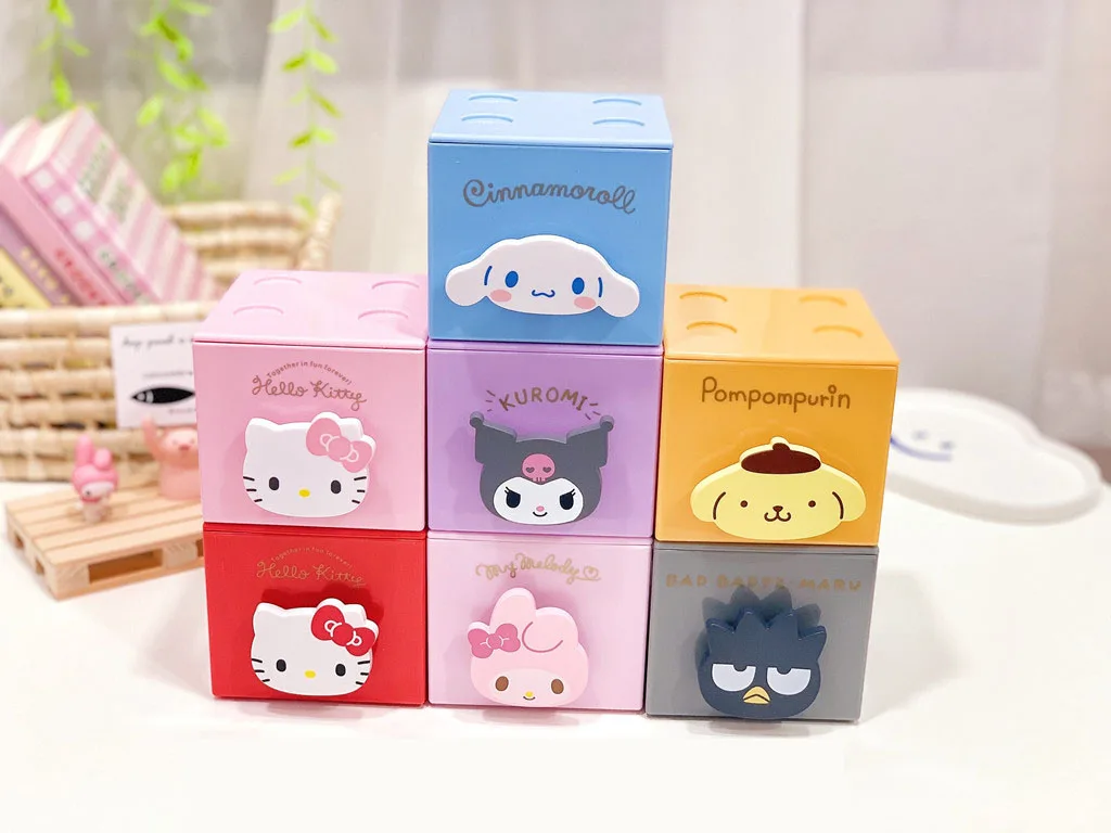 Kawaii Storage Box Cute Anime Craft Box Mini Student Jewelry Cabinet ...