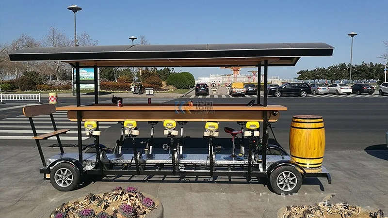 Top Fashion Blue Beer Cart Electric Sightseeing Vehicle Mobile Bar ...