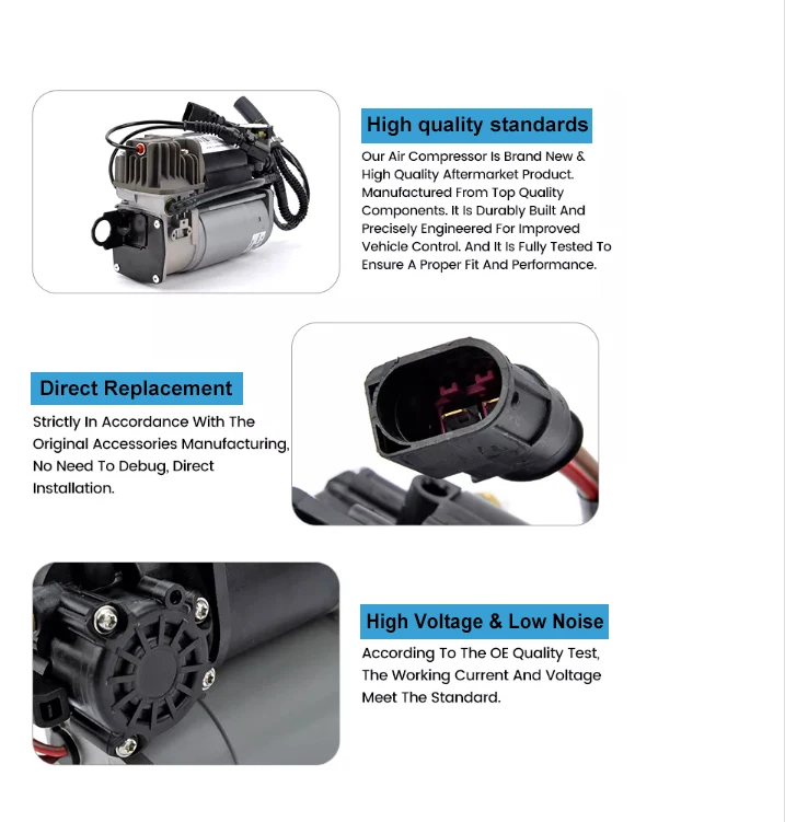 Air Ride Suspension Air Compressor Pump For Mercedes Benz W166 Ml63 ...