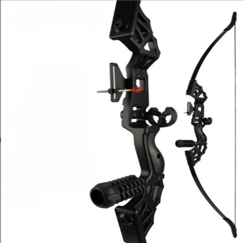 Outdoor Hunting and Shooting Recurve Bow Set Powerful Metal Fiberglass Archery Equipment for ...